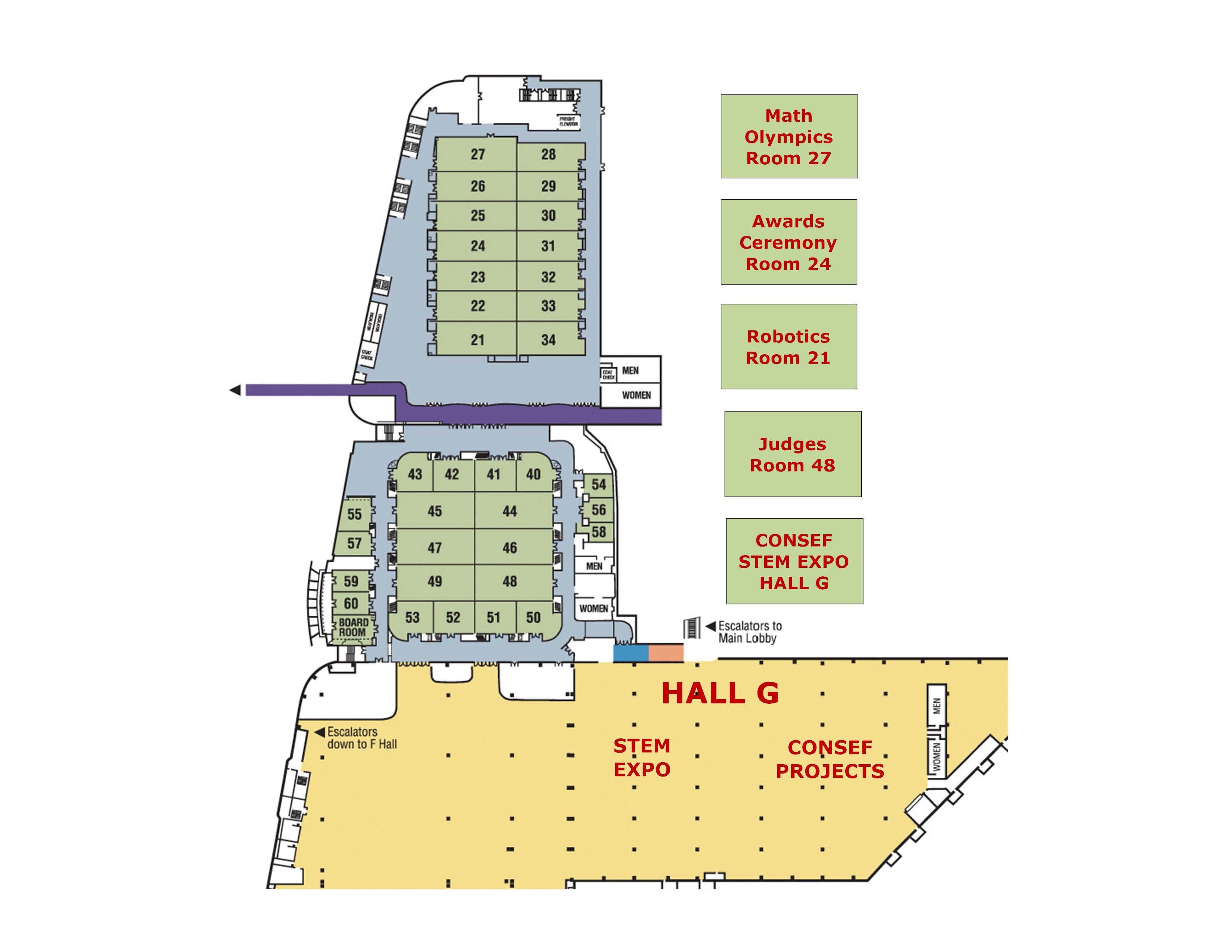 CONSEF – Concept Schools Science and Engineering Fair » Maps &Floor ...